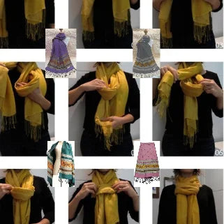 Comment nouer et porter un pashmina élégamment – Siam Marketplace ...